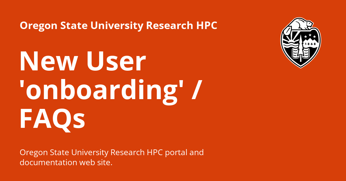 New User Onboarding Faqs Center For Quantitative Life Sciences Hpc Documentation 6369